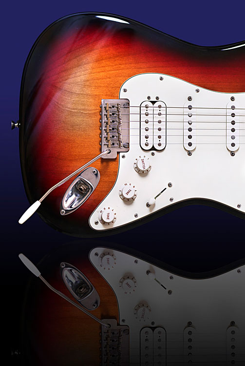 Fender Stratocaster Close Up | Large Format Photograph