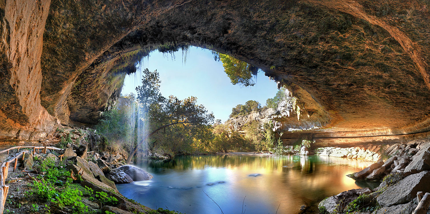 The Grotto at Hamilton Pool Austin | Large Format Photograph